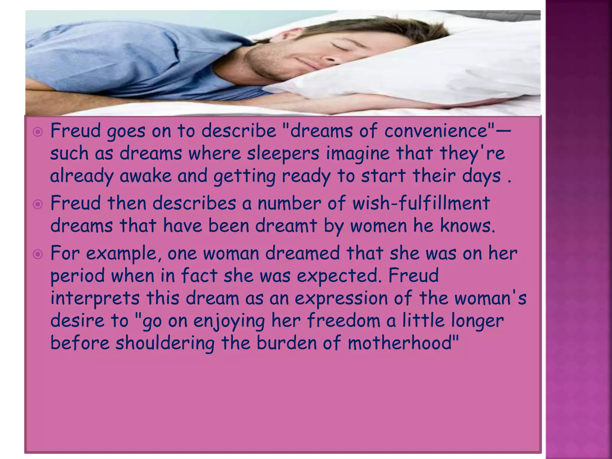 Interpretation of dreams | PPTX