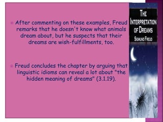 Interpretation of dreams | PPTX