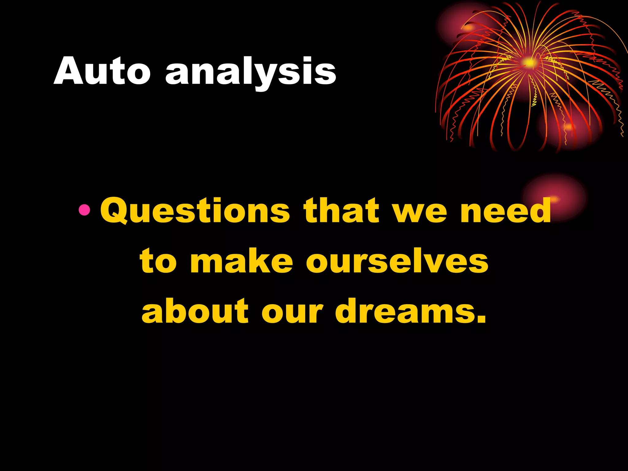 Interpretation Of Dreams Ppt