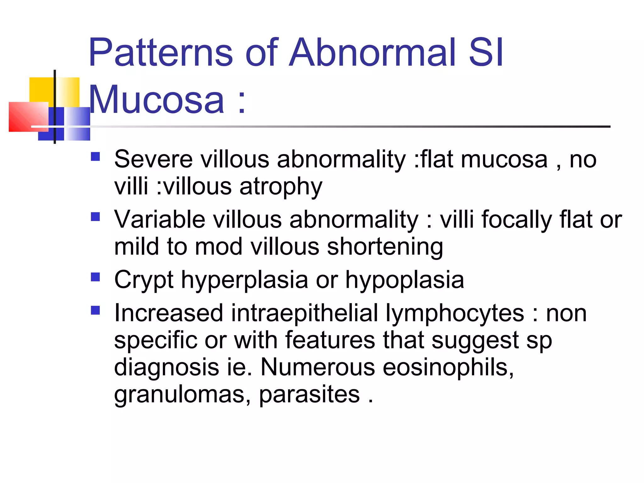 Interpretation of endoscopic intestinal biopsy | PPT