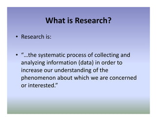 Interpretation of good research | PPT