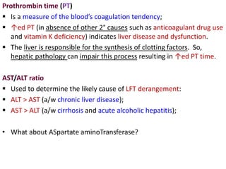 INTERPRETATION OF HEPATIC FUNCTION TESTS.pdf | Digestive Disorders ...