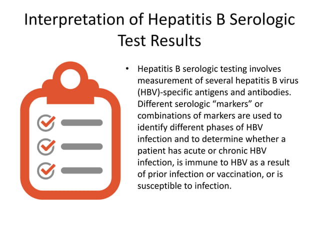 Interpretation of Hepatitis B Serologic Test Results | PPTX ...