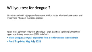 Interpretation of investigations in Dengue.pptx