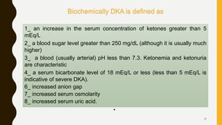 Interpretation of ketoacidosis (dka) part 2 | PPT