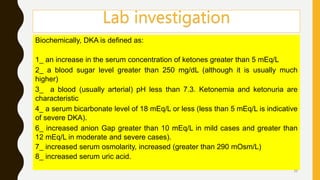 Interpretation of ketoacidosis (dka) part 2 | PPT