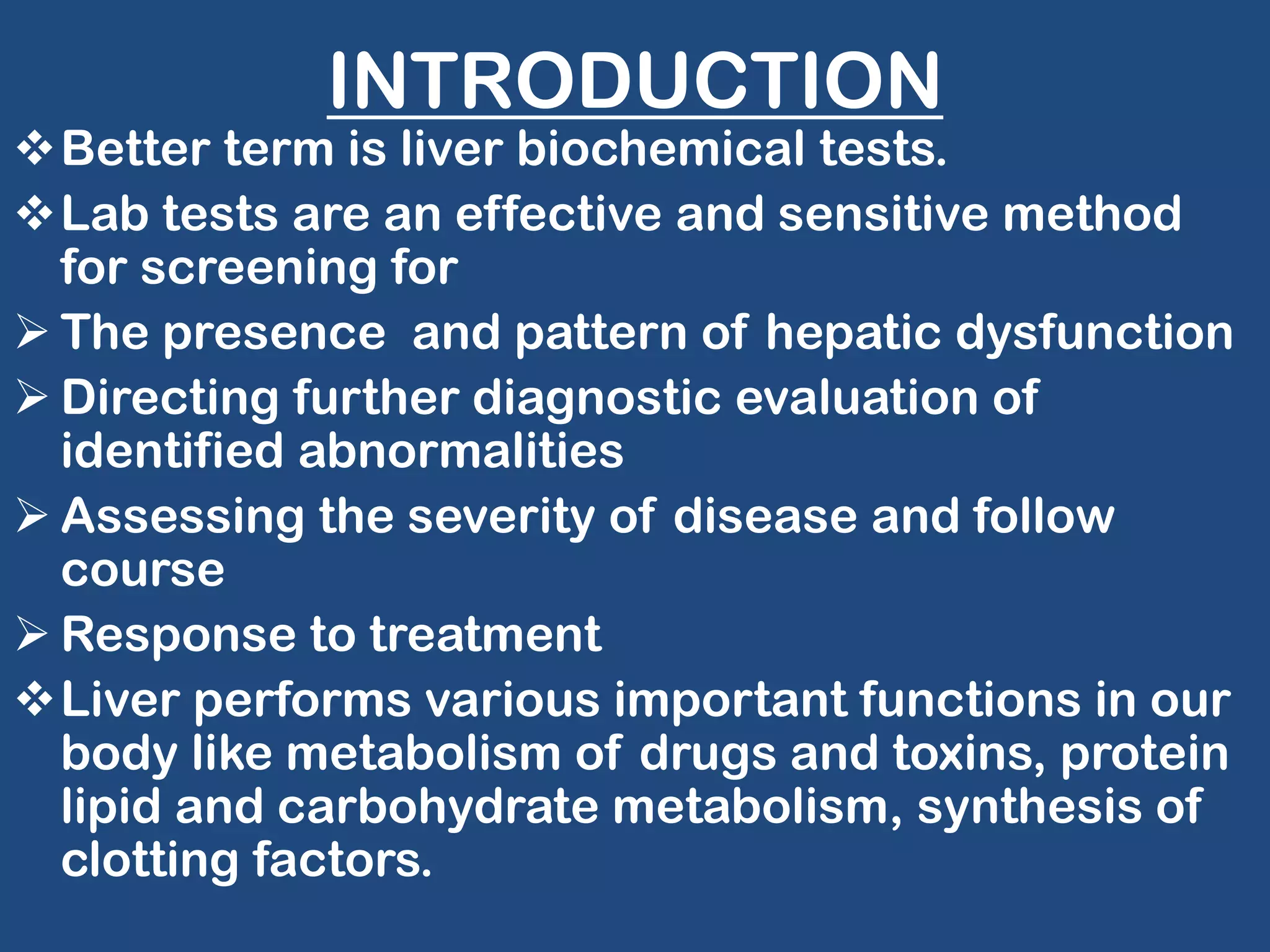 Interpretation of Liver Function Tests | PPTX