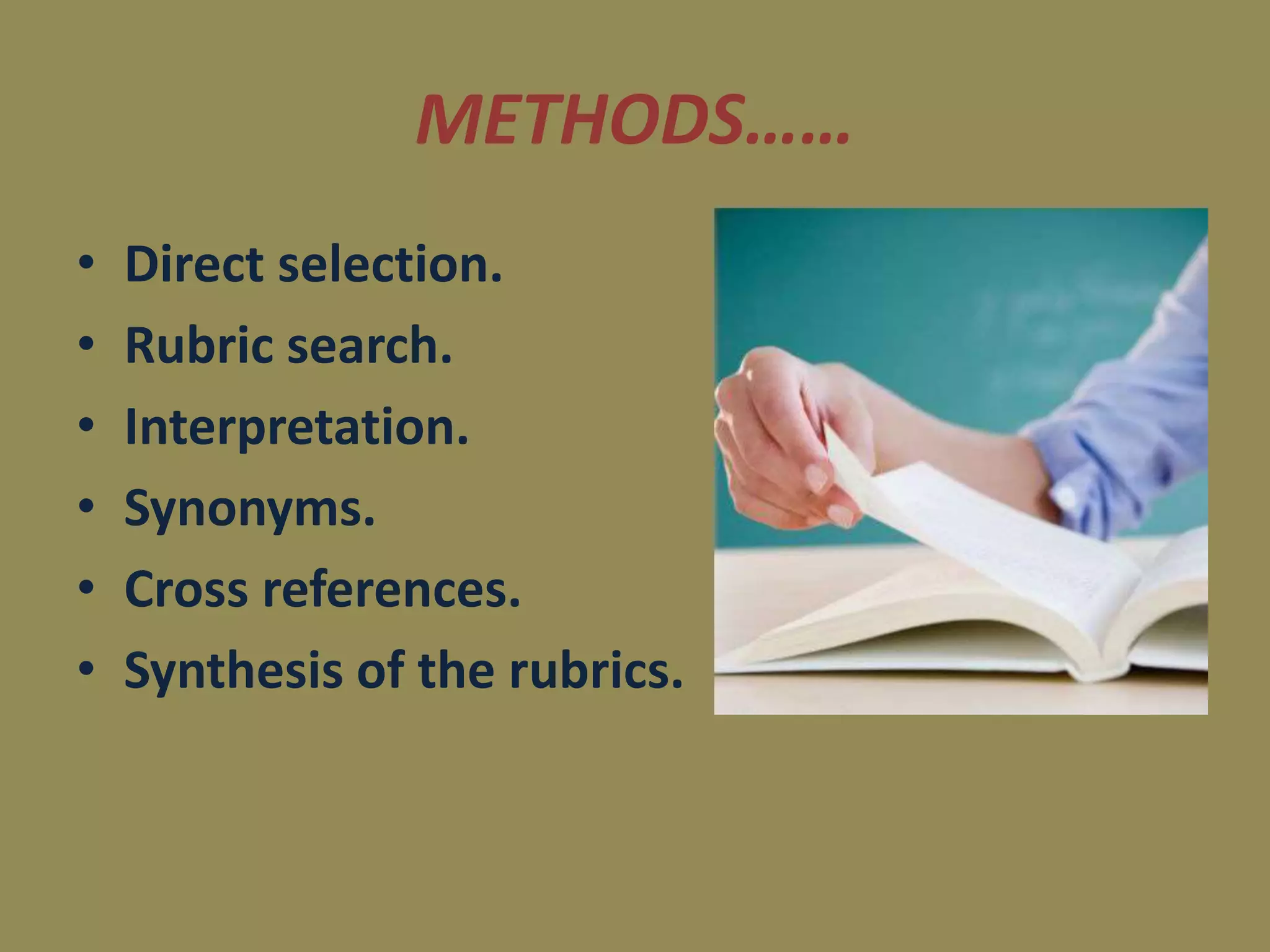 Interpretation of mind rubrics | PPTX