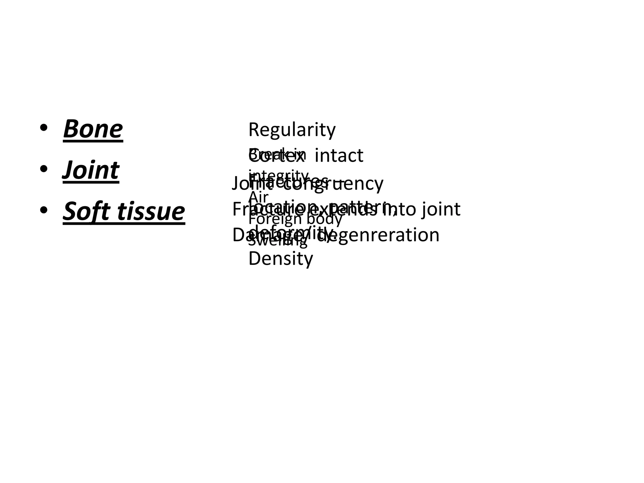 Interpretation of musculoskeletal x rays | PPTX