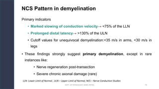 Interpretation of Nerve Conduction Study Findings | PDF