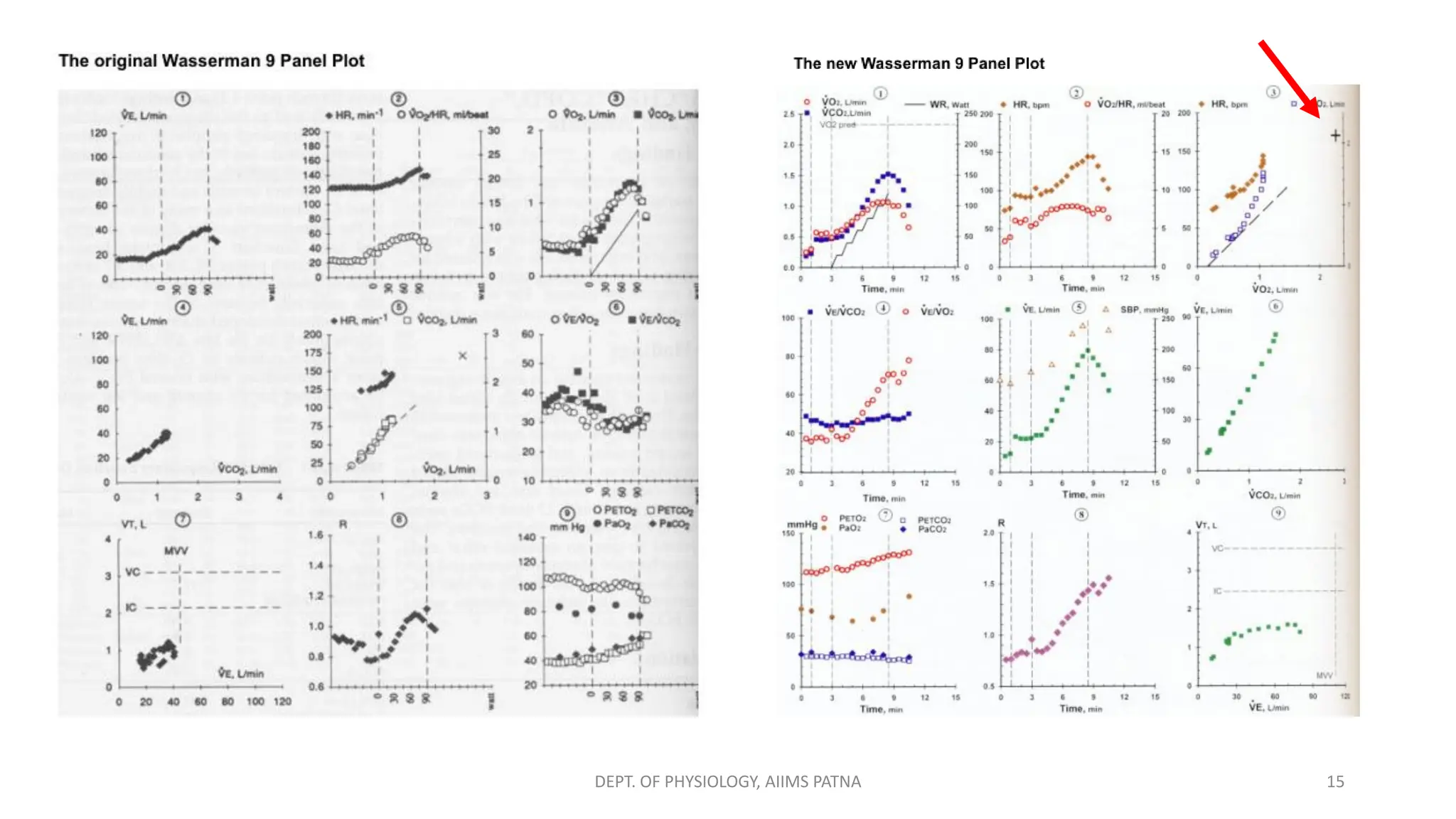 Interpretation of Cardiopulmonary Exercise Testing - Nine Panel Plots | PDF
