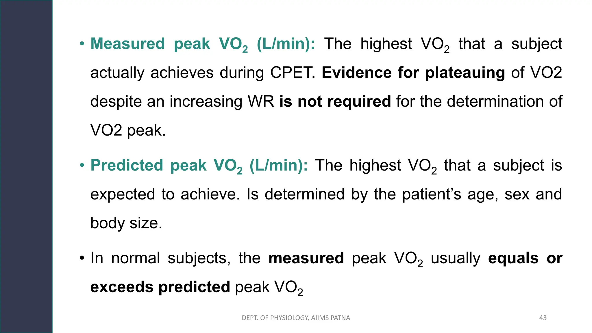 Interpretation of Cardiopulmonary Exercise Testing - Nine Panel Plots | PDF