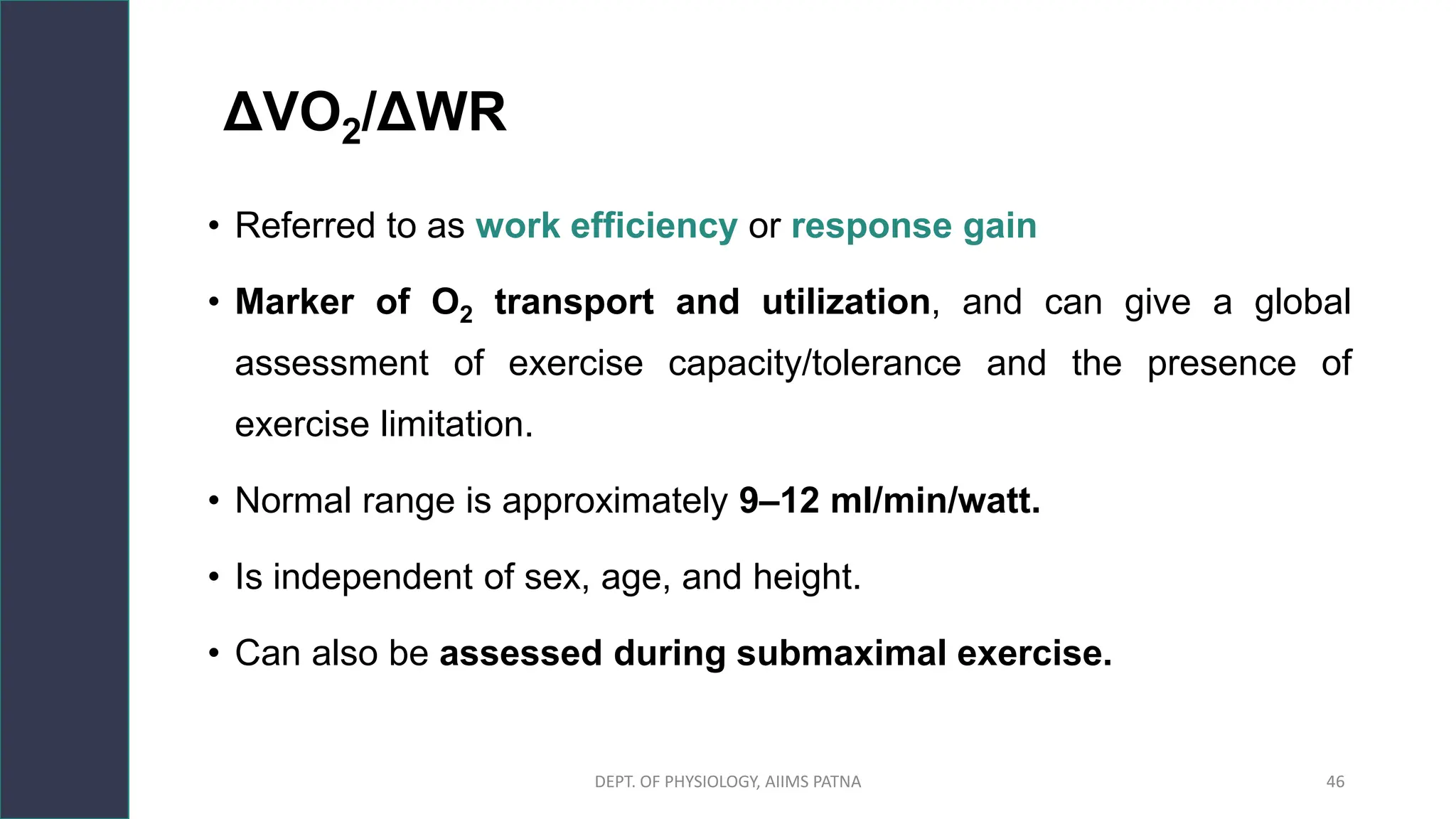 Interpretation of Cardiopulmonary Exercise Testing - Nine Panel Plots | PDF