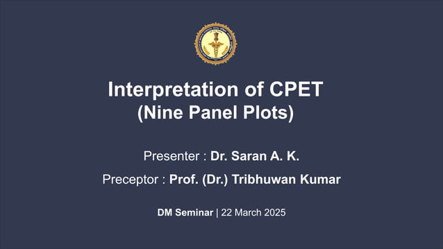 Interpretation of Cardiopulmonary Exercise Testing - Nine Panel Plots | PDF