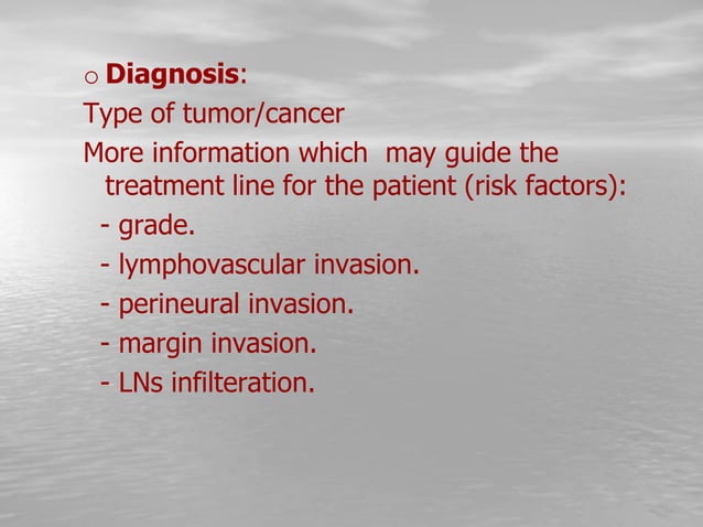 Interpretation of pathology report | PDF