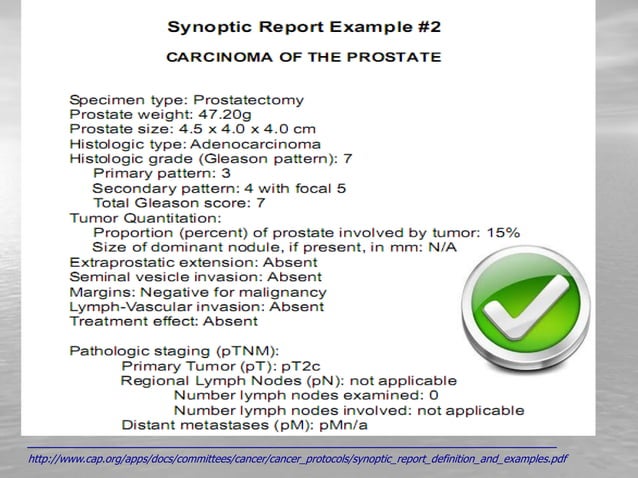 Interpretation of pathology report | PDF