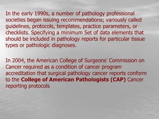 Interpretation of pathology report | PDF