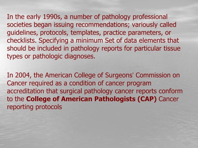 Interpretation of pathology report | PDF