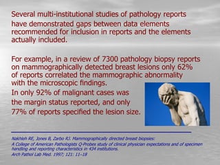 Interpretation of pathology report | PDF