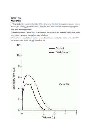 Interpretation of pulmonary function tests.a practical guide | PDF