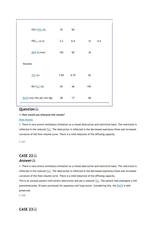 Interpretation of pulmonary function tests.a practical guide | PDF
