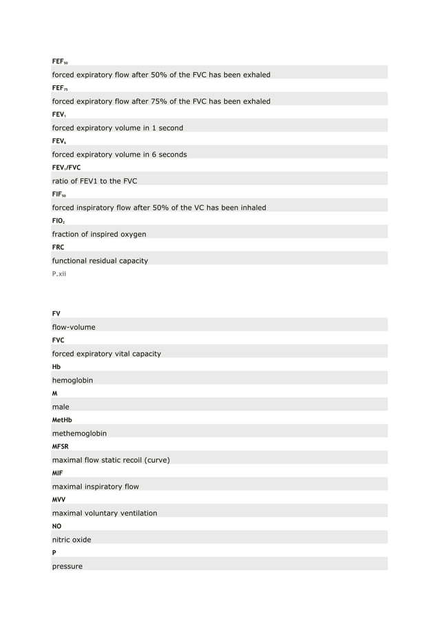 Interpretation of pulmonary function tests.a practical guide | PDF