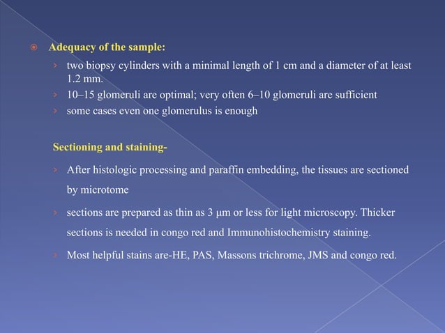 Interpretation of renal biopsy | PPTX