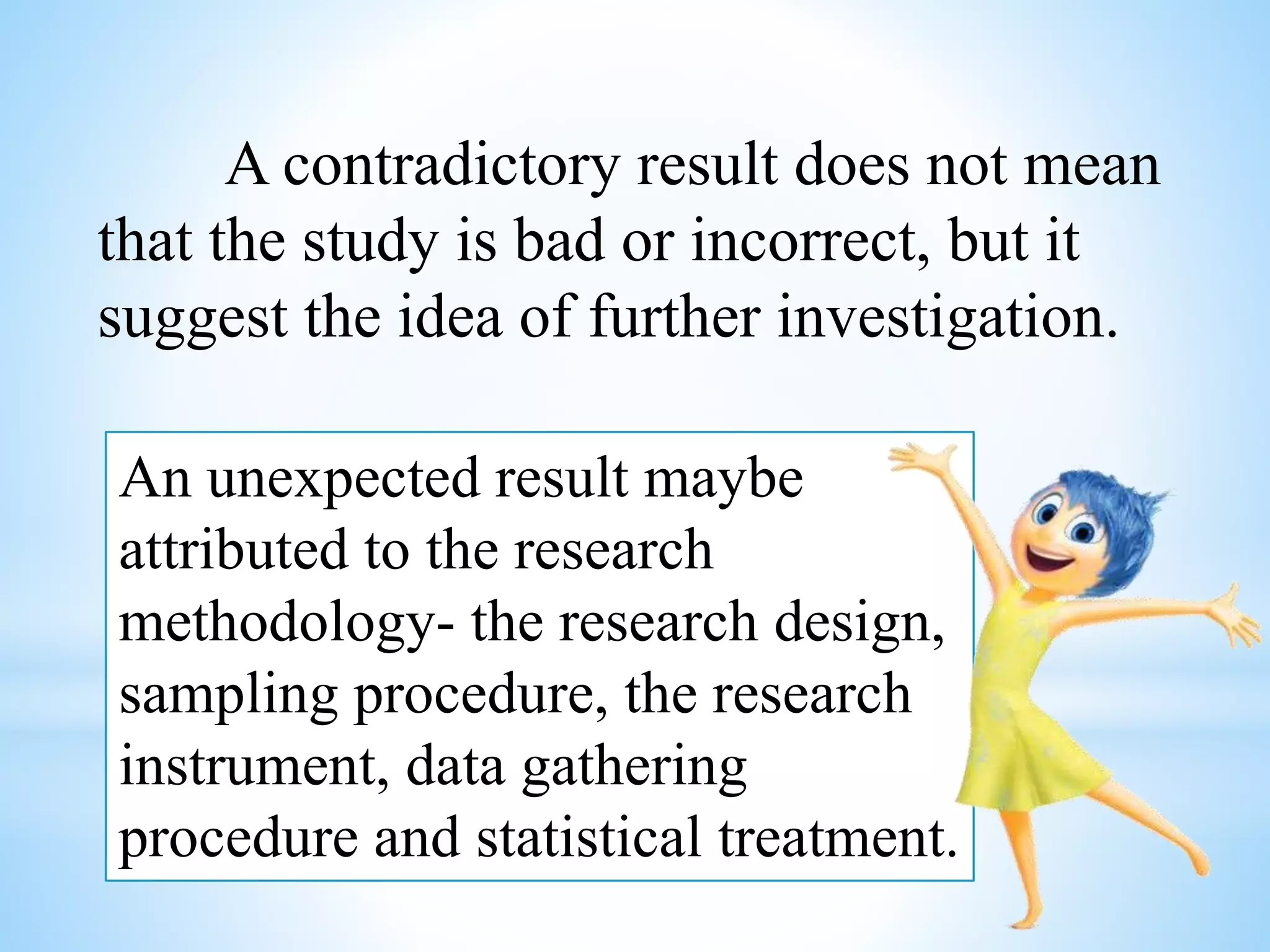 Interpretation of research results comendador, g. | PPT