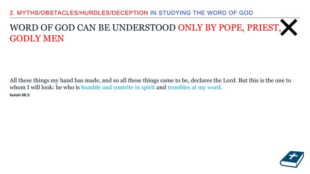 Interpretation of Scripture, Word of God | PPT