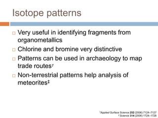 Interpretation of Static SIMS Spectra | PDF | Chemistry | Science