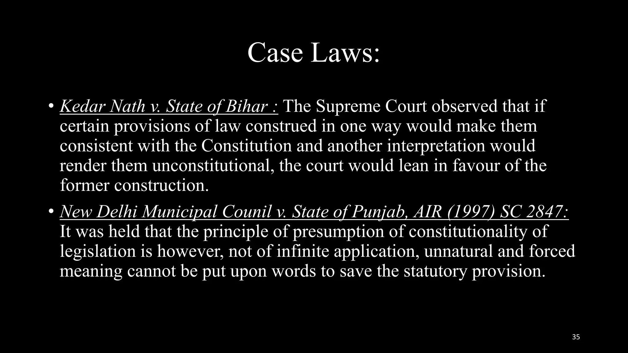 Interpretation of statutes | PPTX