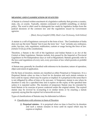 Interpretation of statutes | PDF