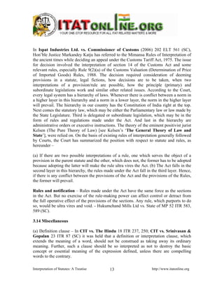 Interpretation of statutes_a_treatise | PDF