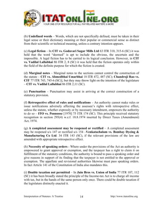 Interpretation of statutes_a_treatise | PDF