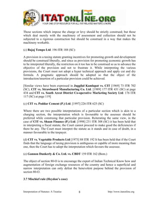 Interpretation of statutes_a_treatise | PDF