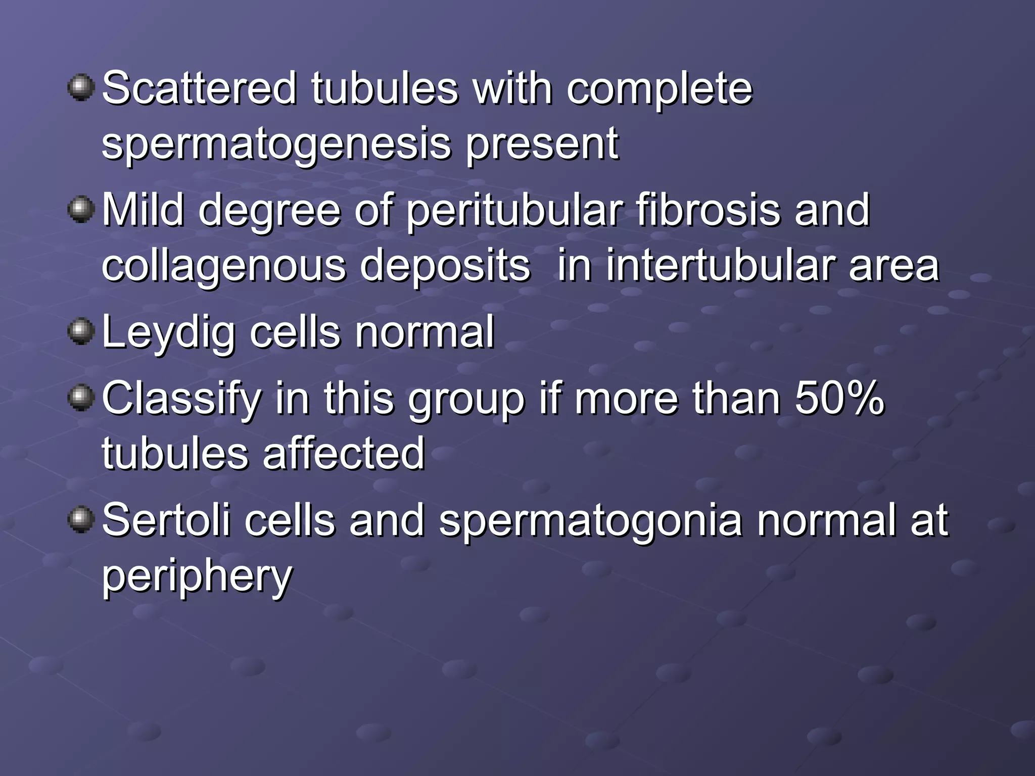 Interpretation of testicular biopsy | PPT
