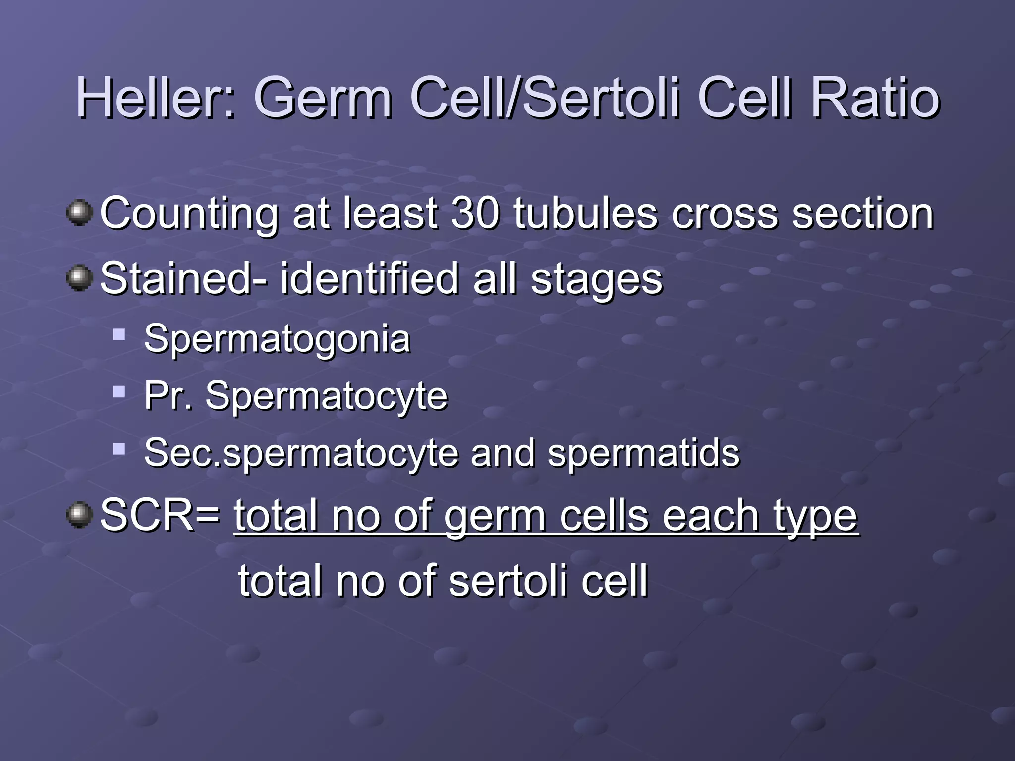 Interpretation of testicular biopsy | PPT