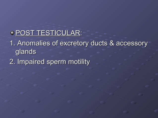 Interpretation of testicular biopsy | PPT