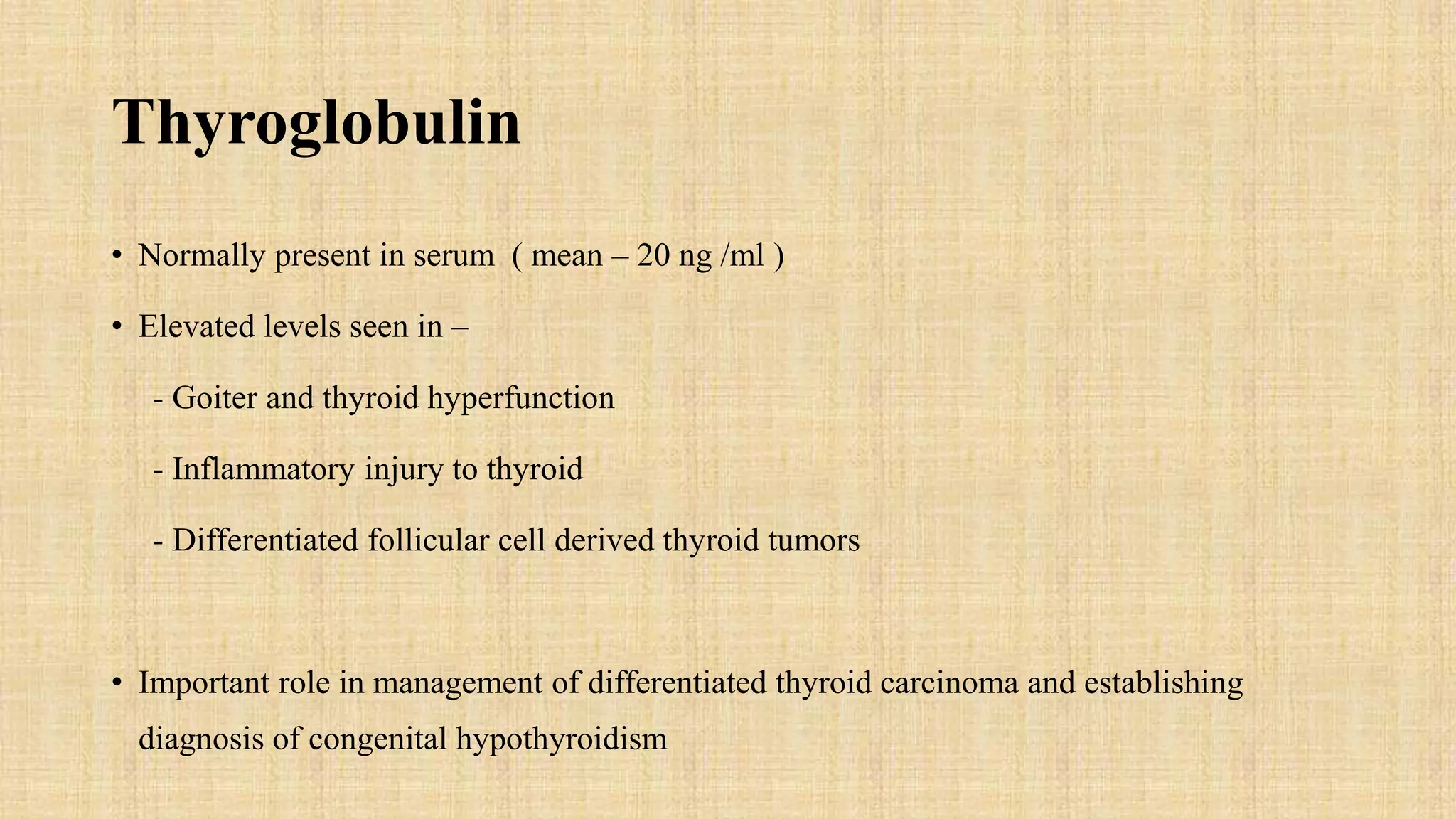Interpretation of Thyroid Function Tests and Scan.pptx