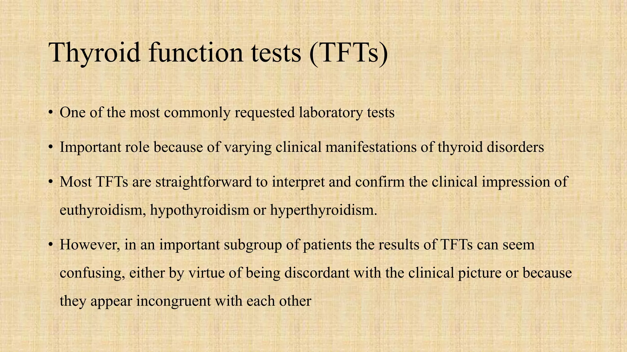 Interpretation Of Thyroid Function Tests And Scanpptx Thyroid Disorders Endocrine And