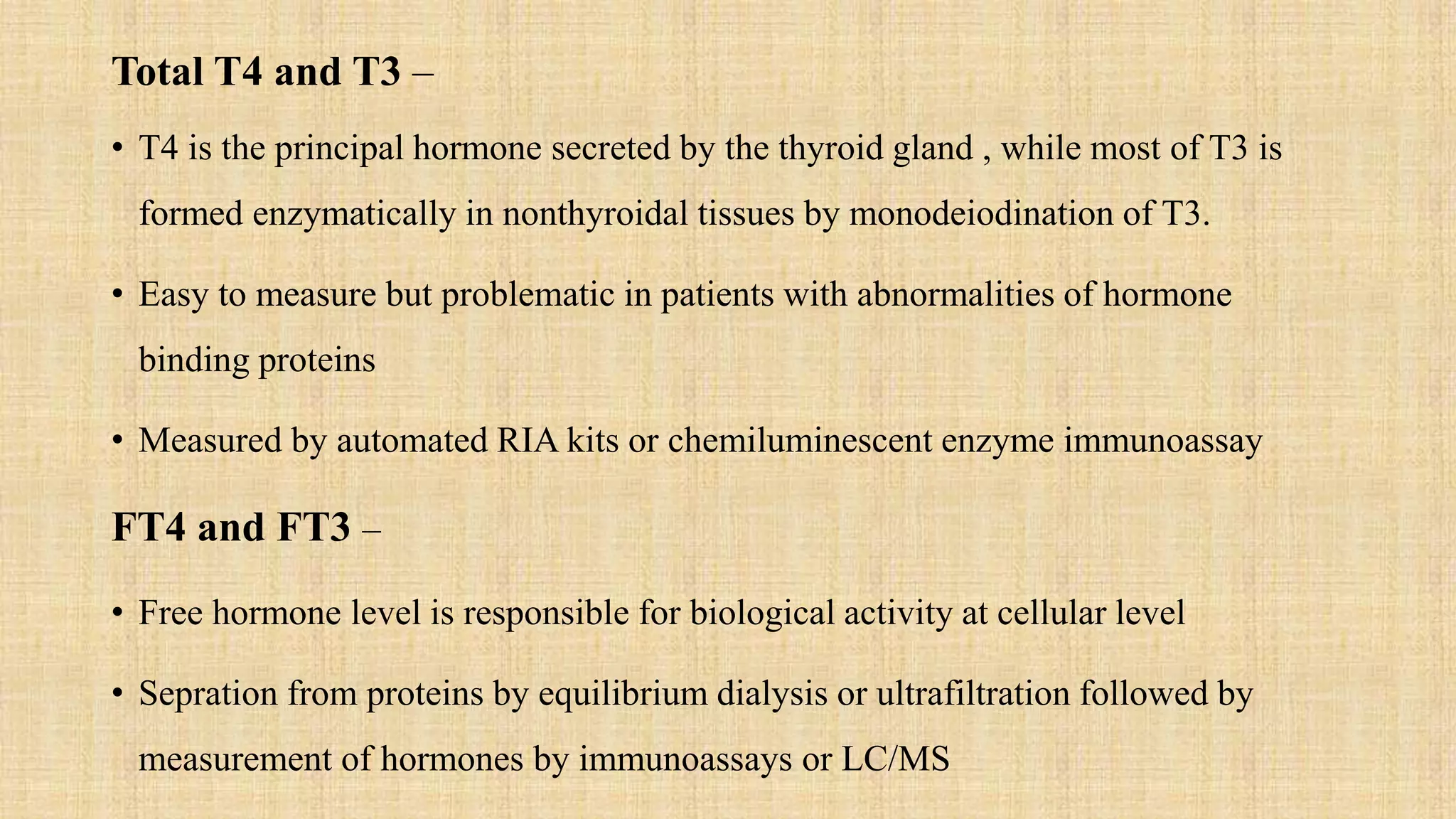 Interpretation of Thyroid Function Tests and Scan.pptx