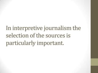 Interpretative (interpretive) reporting | PPTX