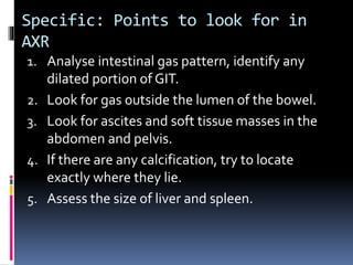 Interpret axr and imaging of gist system | PPTX