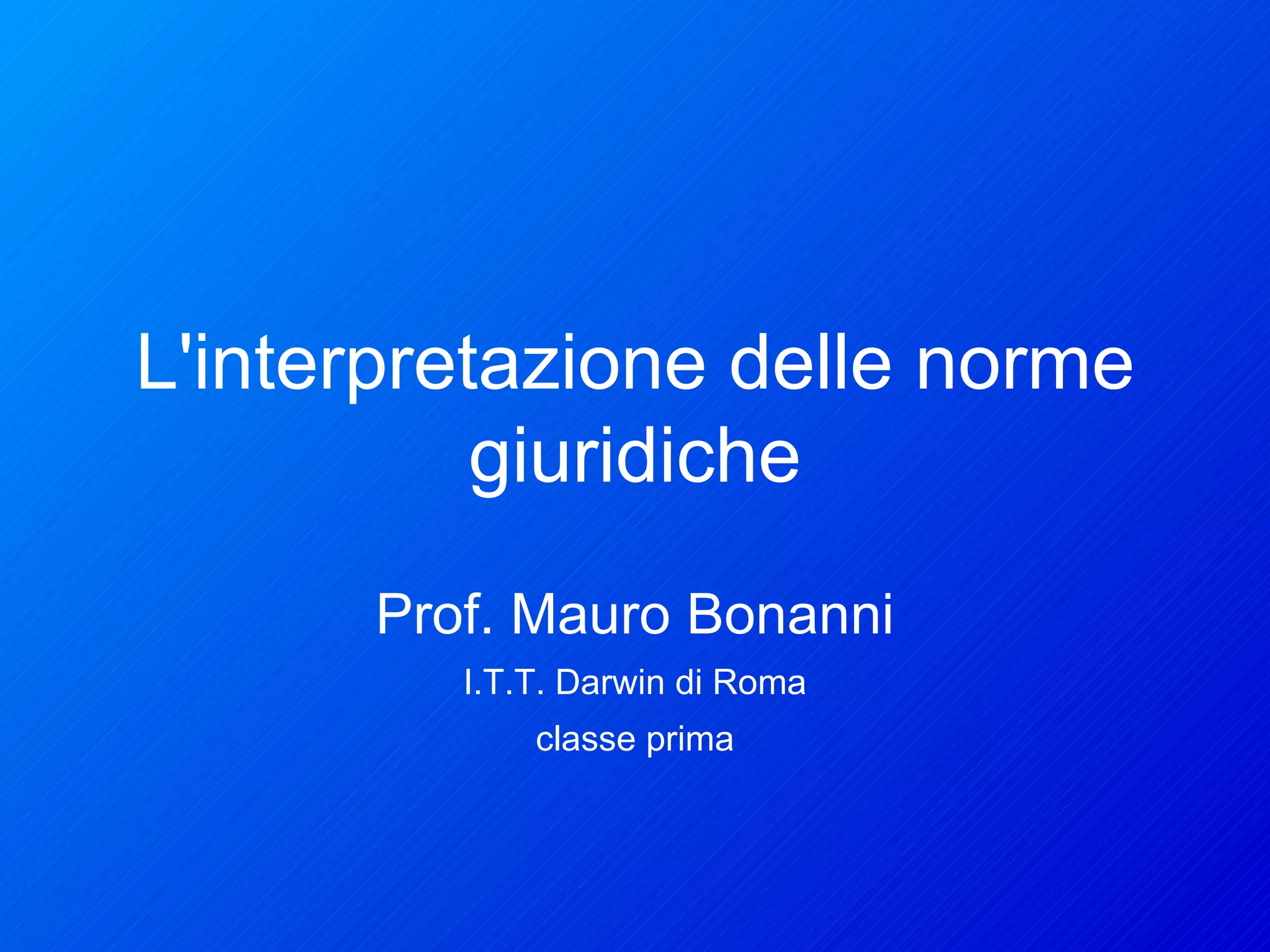Interpretazione | PPT
