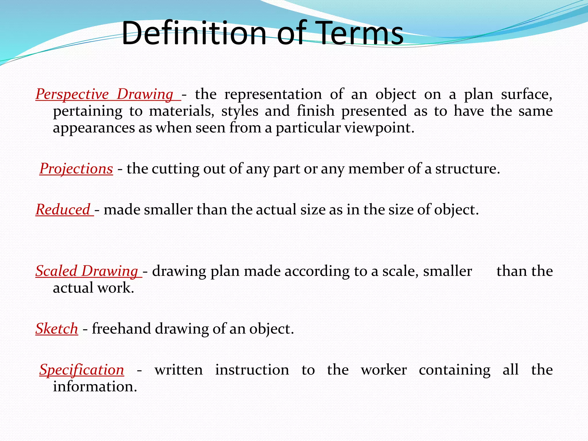INTERPRET DRAWING AND PLANS Carpentry.pptx