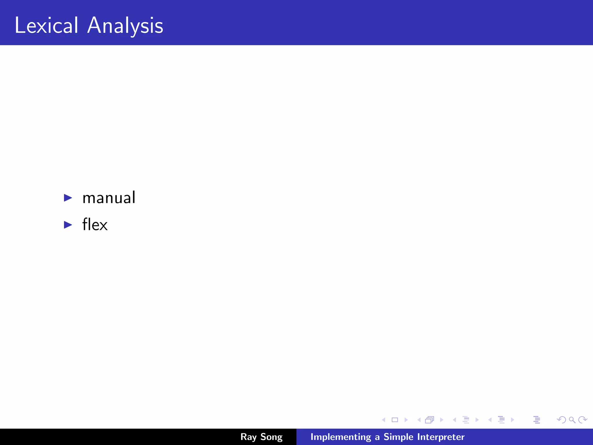 Implementing a Simple Interpreter | PPT