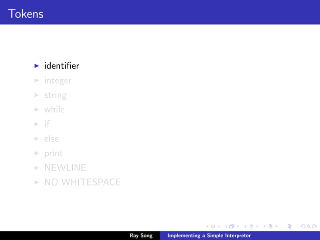 Implementing a Simple Interpreter | PPT