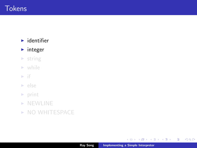 Implementing a Simple Interpreter | PPT