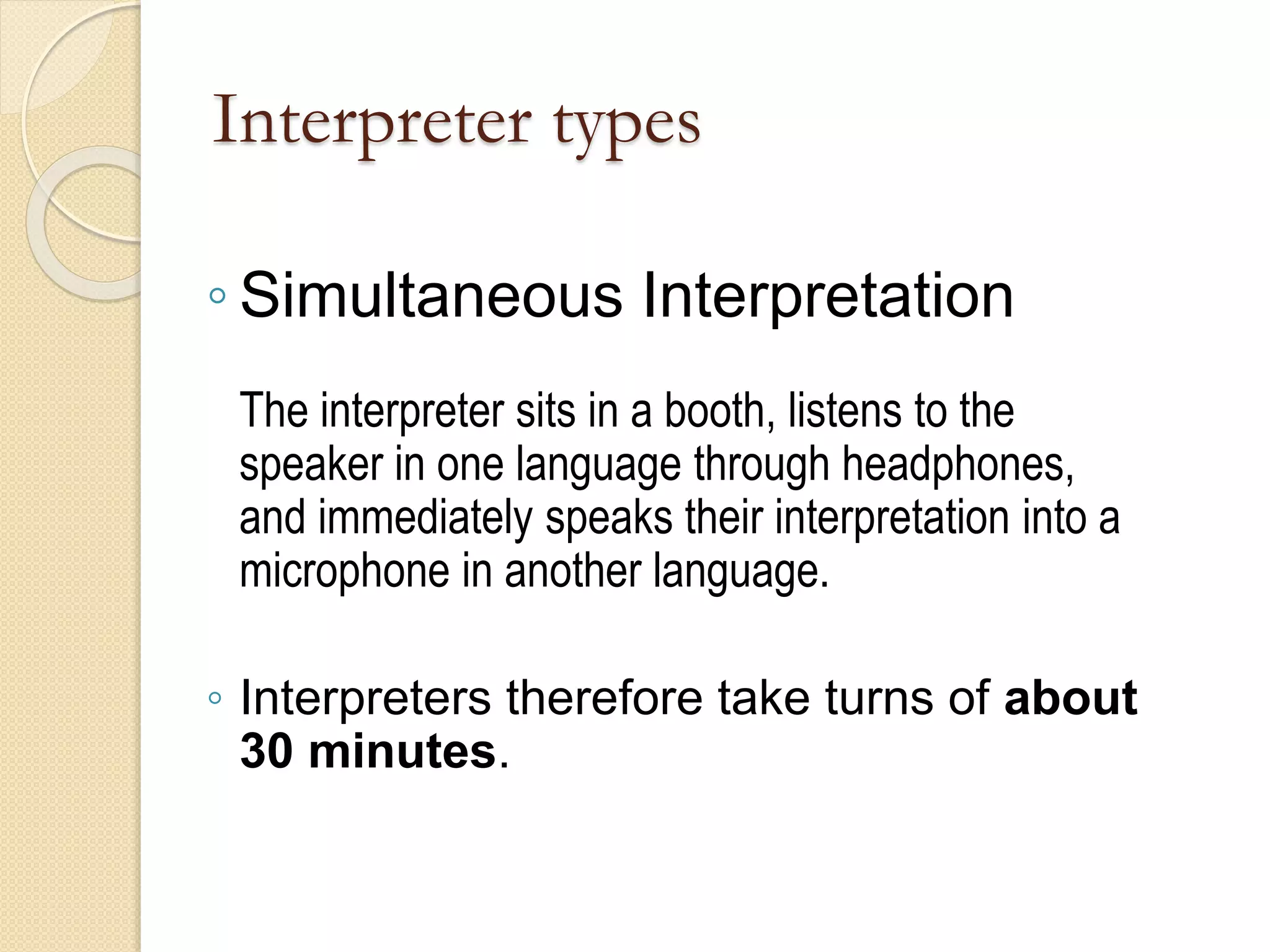 Interpreter | PPTX