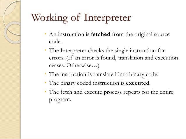 Interpreter